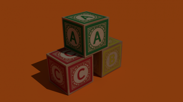 ABC Blocks Free 3D Model - .3ds .obj .blend .fbx - Free3D