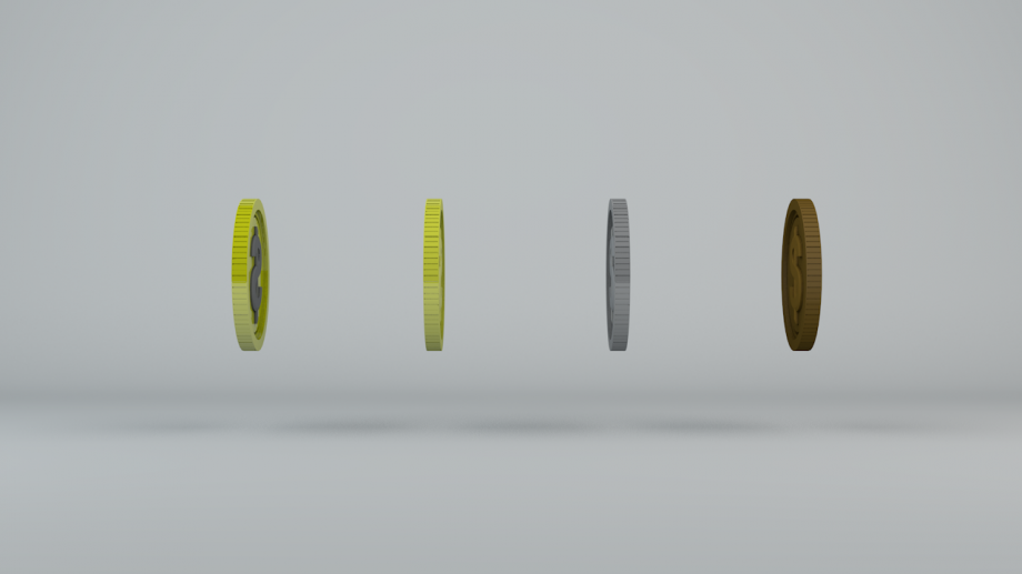 Coins Free 3D Model - .c4d - Free3D
