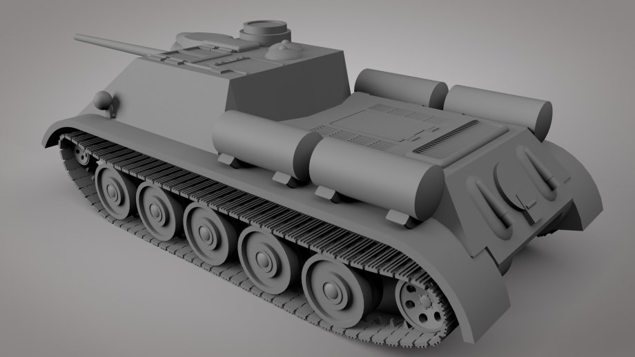 SU-85 Free 3D Model - .c4d - Free3D
