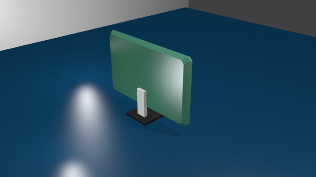 LCD Monitor Free 3D Model - .3ds .blend .fbx - Free3D