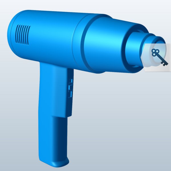 Heat Gun v1 Free 3D Model - .obj .stl - Free3D