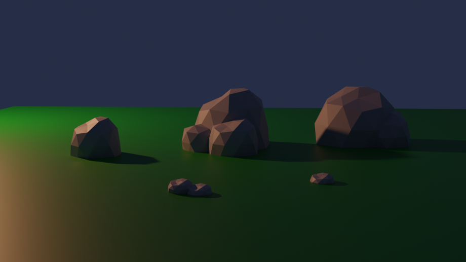 Low Poly Rocks Free 3D Model - .blend - Free3D