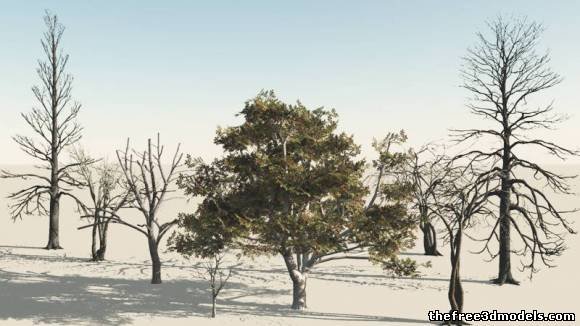 Trees 10 Free 3D Model - .3ds .sldprt - Free3D