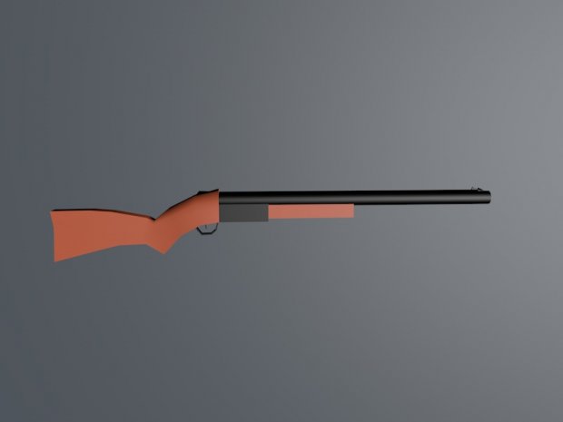 Shotgun Low Poly Pack #1 Free 3D Model - .3ds .obj .fbx .dxf - Free3D