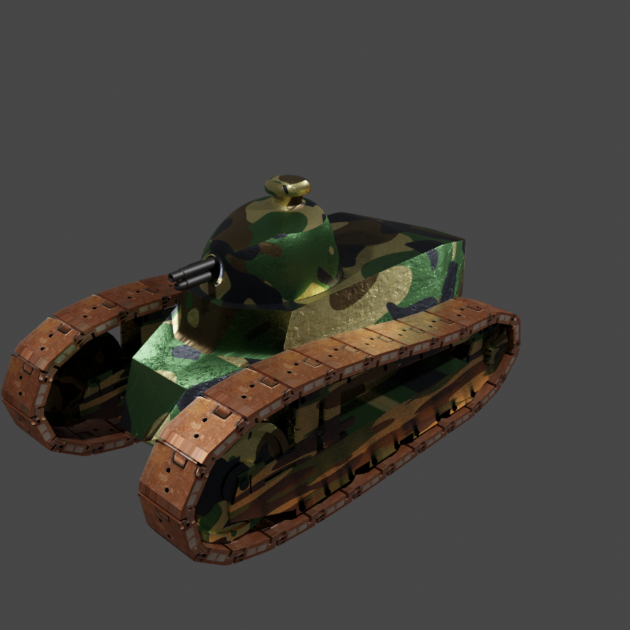 FT Renault Tank Modèle 3D gratuit - .blend .fbx - Free3D