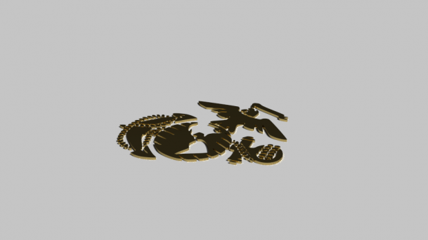 USMC Emblem Free 3D Model - .3ds .obj .blend .mtl - Free3D