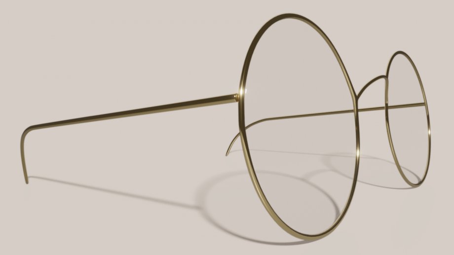 Vintage glasses Free 3D Model - .blend - Free3D