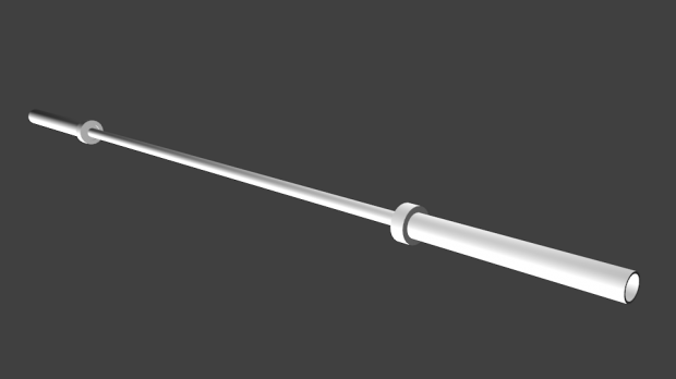 Olympic Barbell Free 3D Model - .obj - Free3D