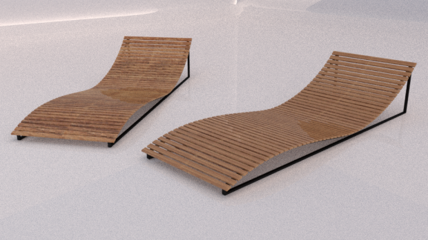 Long-Chair Free 3D Model - .3ds .obj .dae .fbx - Free3D
