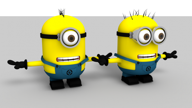 Minions (Fully Rigged) Free 3D Model - .c4d - Free3D