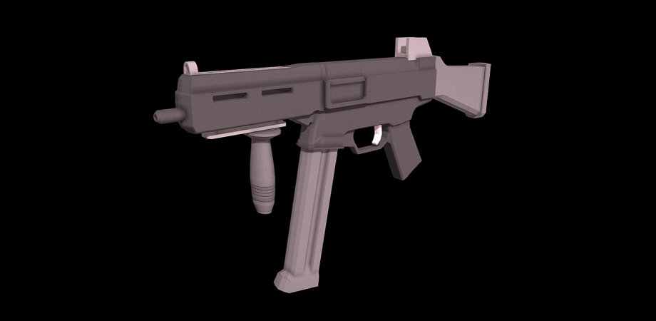 UMP-45 Free 3D Model - .obj - Free3D