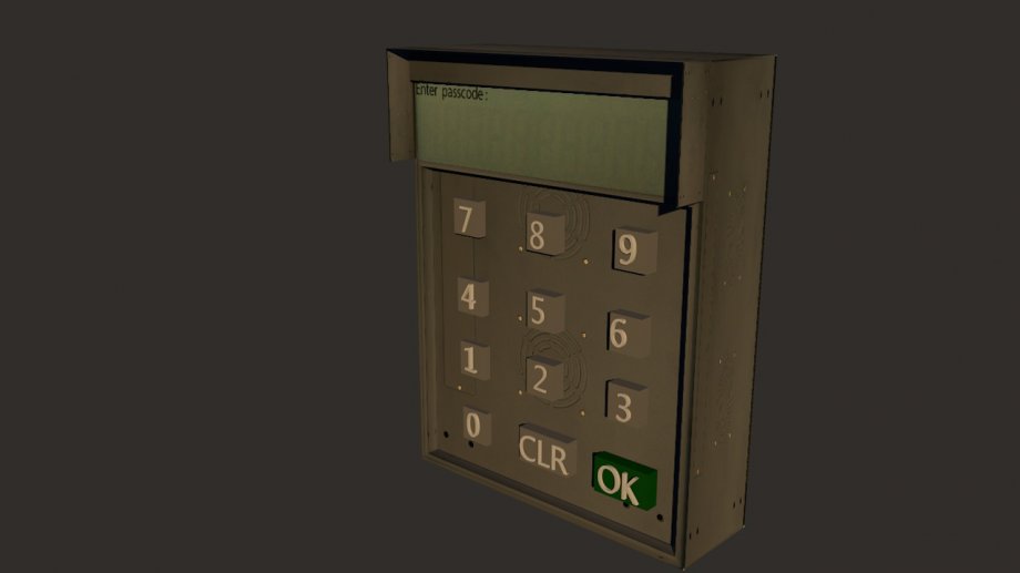 Gaming password machine Free 3D Model - .jpg .c4d .obj - Free3D