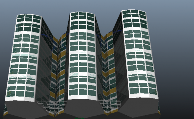 Building Free 3D Model - .obj .mb .fbx - Free3D