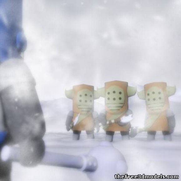 Castle Crashers Bandit Free 3D Model - .obj .c4d - Free3D