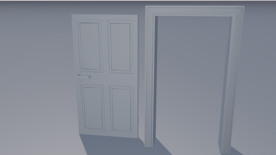 Animated door Free 3D Model - .c4d .obj .fbx - Free3D