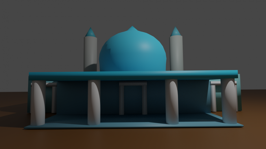 Mosque Free 3D Model - .blend - Free3D