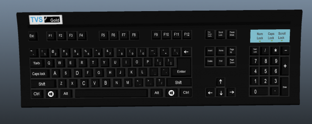 Keyboard Free 3D Model - .ma - Free3D