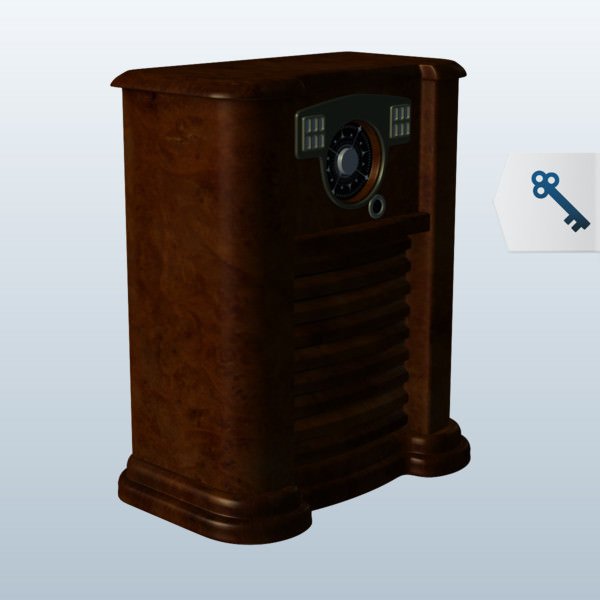 Console Radio v1 Free 3D Model - .obj .stl - Free3D