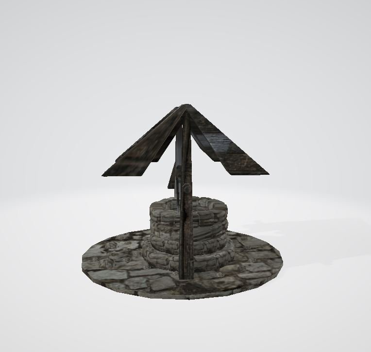 Accient well Free 3D Model - .obj - Free3D