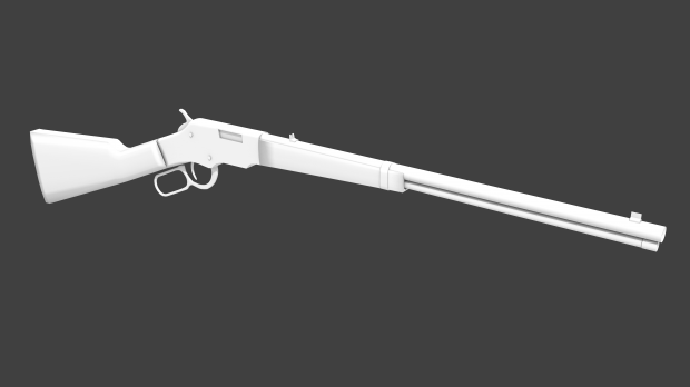 Lever Action Rifle Free 3D Model - .fbx - Free3D