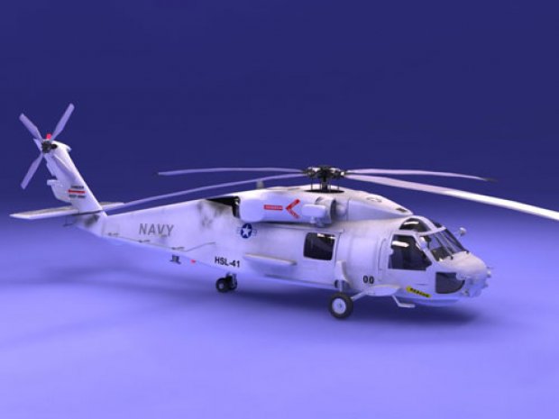 SH-60 SeaHawk Free 3D Model - .obj .max .ma - Free3D
