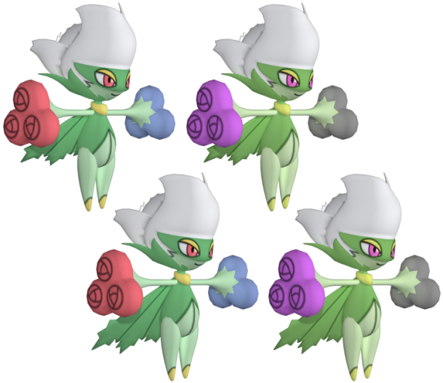 Roserade (Pokemon) Free 3D Model - .dae .fbx - Free3D