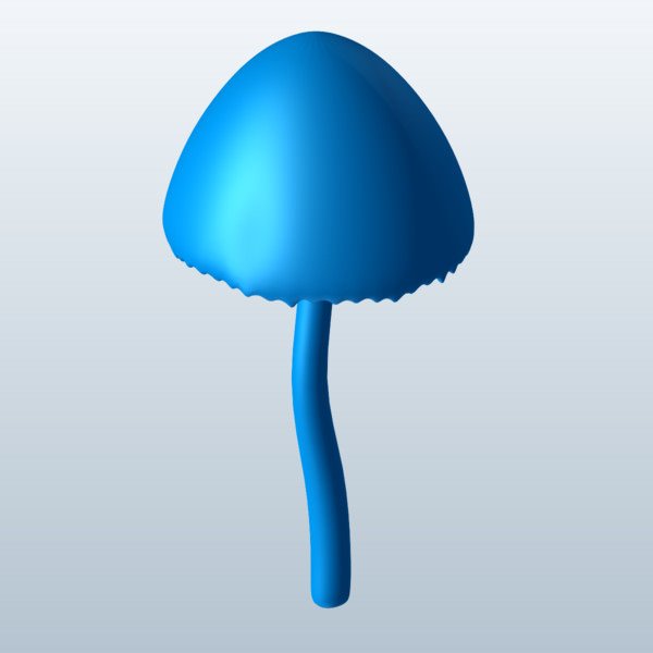 Toadstool v1 Free 3D Model - .obj .stl - Free3D