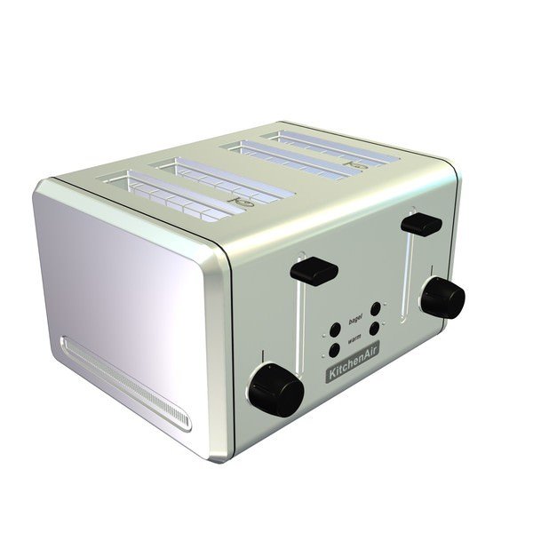 Toaster v1 Free 3D Model - .obj .stl - Free3D