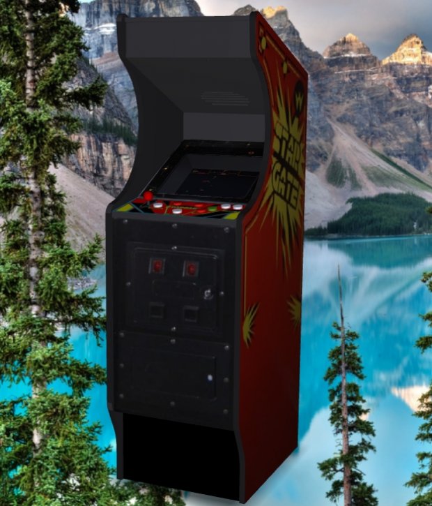 Star Gate - Upright Arcade Machine Free 3D Model - .3ds - Free3D