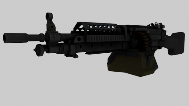 M249 Free 3D Model - .c4d .fbx - Free3D