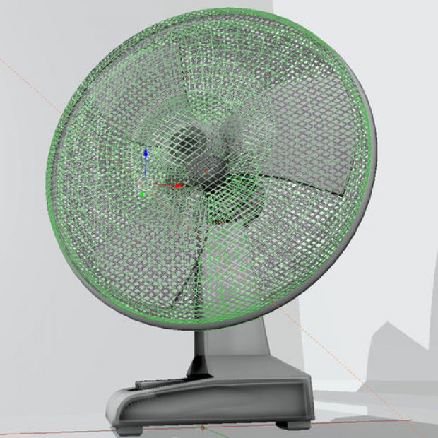 Fan Animated Free 3D Model - .3ds .obj .dae .blend .fbx .mesh .dxf .stl ...