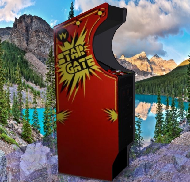 Star Gate - Upright Arcade Machine Free 3D Model - .3ds - Free3D