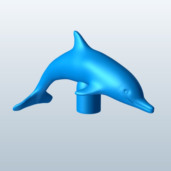 Dolphin v1 Free 3D Model - .obj .stl - Free3D