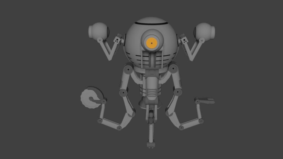 Fallout Robot Free 3D Model - .fbx - Free3D