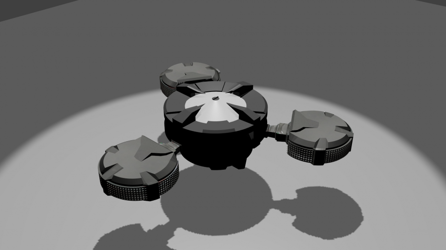 Mother ship (alien space ship) Free 3D Model - .blend .obj .fbx .3ds ...