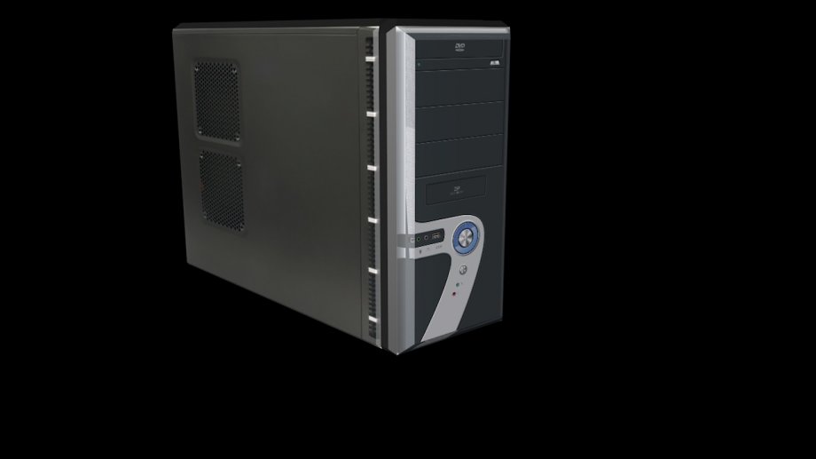 Cpu office / home Free 3D Model - .c4d .obj - Free3D