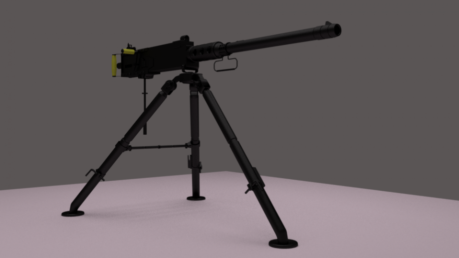 Browning M2 .50 Caliber Modern Free 3D Model - .fbx - Free3D