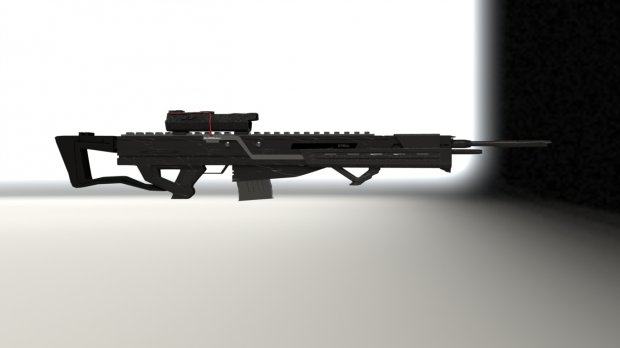 Assault rifle Free 3D Model - .obj .dae .fbx - Free3D