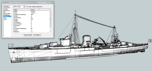 HMS Ajax Free 3D Model - .skp - Free3D