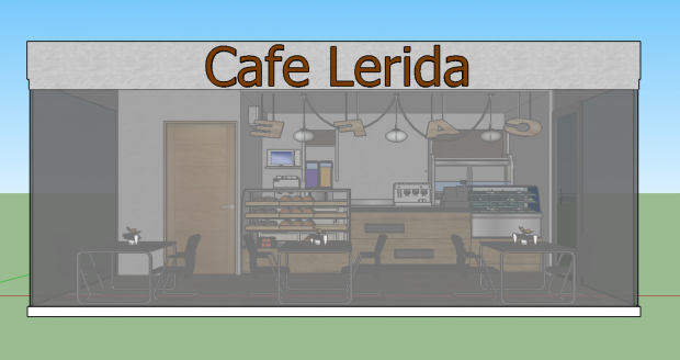 Cafe Free 3D Model - .skp - Free3D