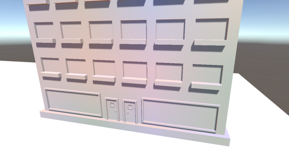 Immeuble simple Modèle 3D gratuit - .dae .fbx - Free3D