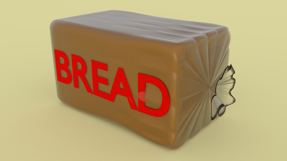 Bread Free 3D Model - .blend .obj .mtl .fbx - Free3D