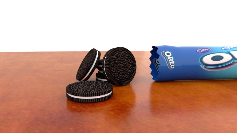 Oreo Biscuit Free 3D Model - .mb .obj . - Free3D