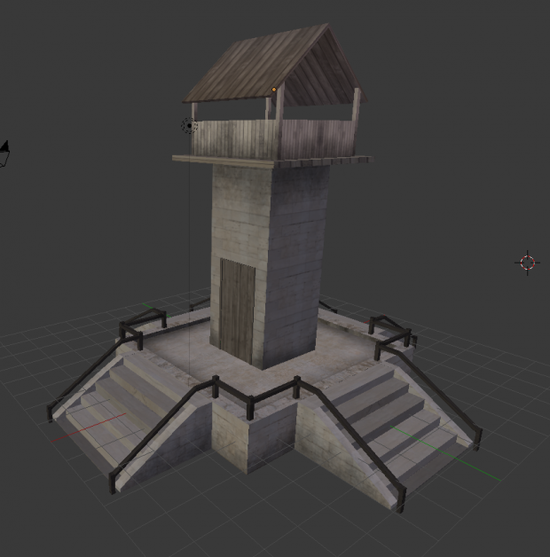Watch-tower Free 3D Model - .obj - Free3D