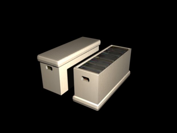 Comics & Long Boxes Free 3D Model - .fbx - Free3D