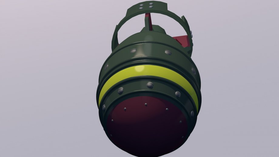 Fallout NukeRocket Free 3D Model - .obj .3ds .mtl .c4d .fbx - Free3D