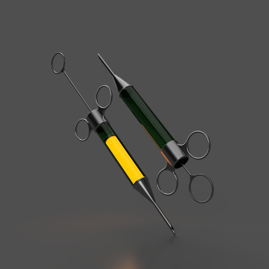 Syringe Free 3D Model - .obj - Free3D