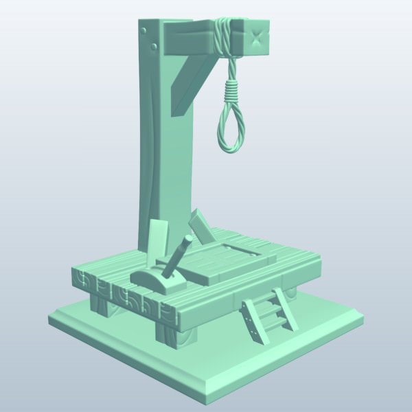 HangmansPlatform v1 Free 3D Model - .obj .stl - Free3D