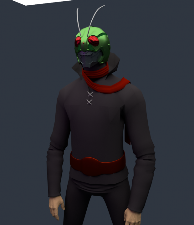 Masked Rider The First Free 3D Model - .blend - Free3D