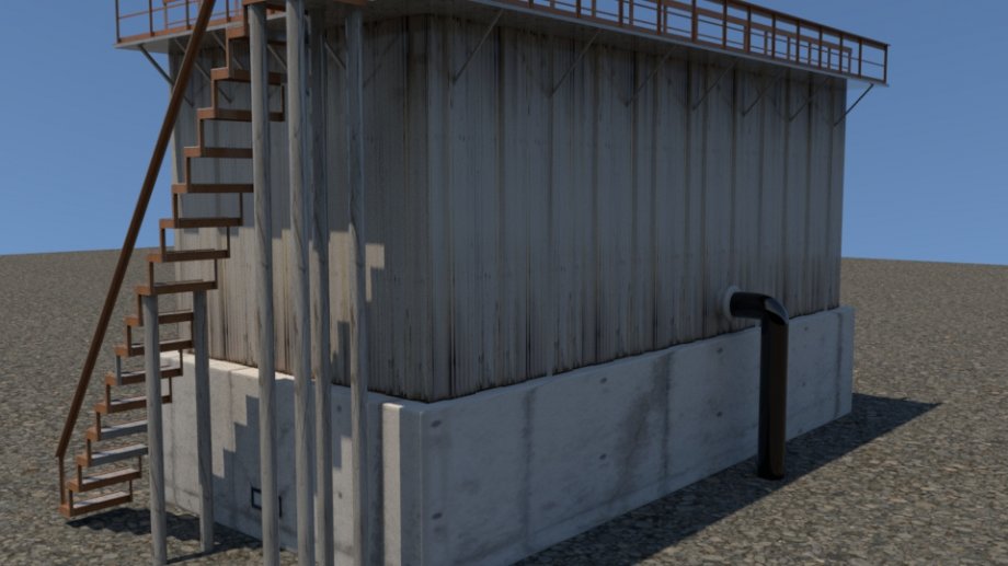 Sedimentation Tank Free 3D Model - .fbx - Free3D